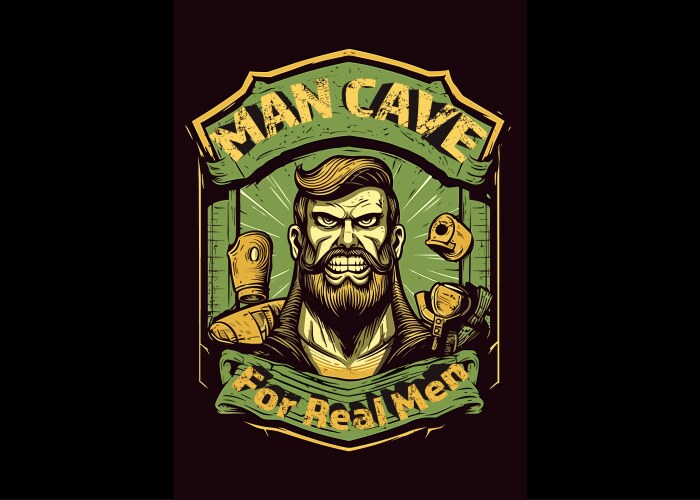 Man Cave Logo Vector Images (over 280)