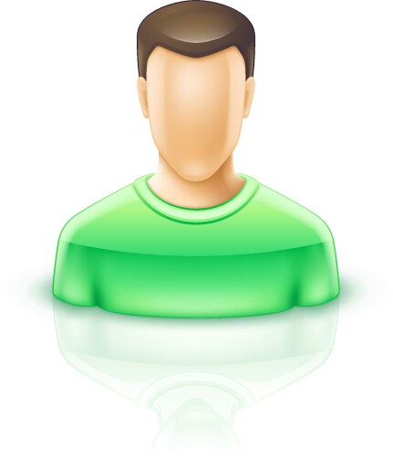 3d realistic human body man torso Royalty Free Vector Image