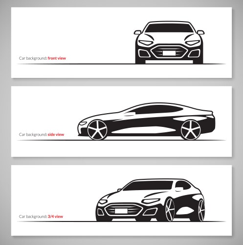 Suv car side view silhouette Royalty Free Vector Image