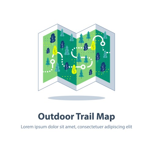 Trail Map Vector Images (over 3,700)
