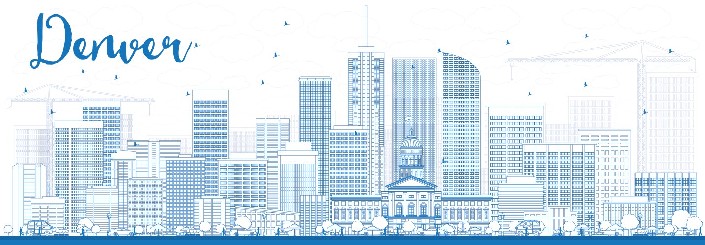Denver Skyline Vector Images (over 230)