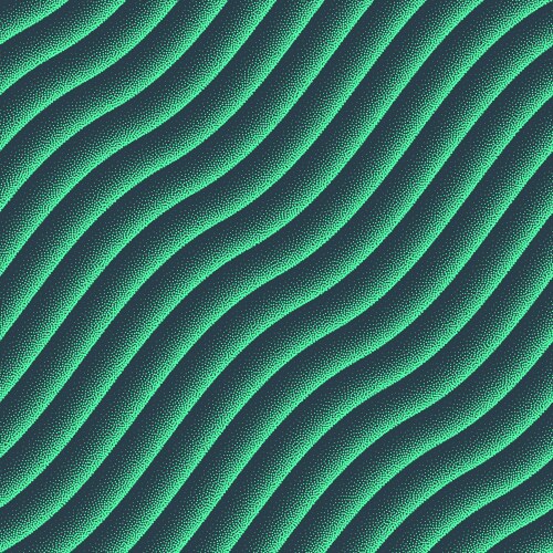 Smooth wavy shapes seamless pattern trend purple Vector Image