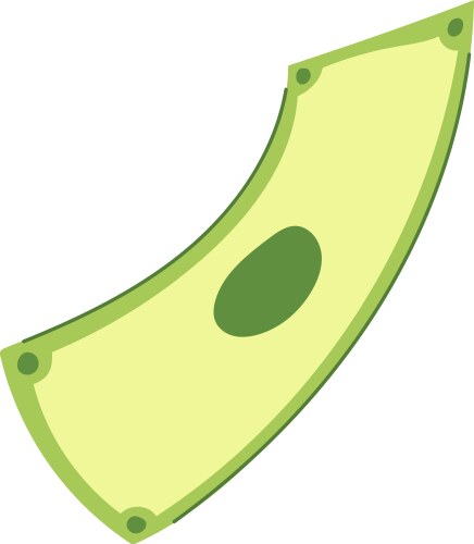 Cash set cartoon Royalty Free Vector Image - VectorStock