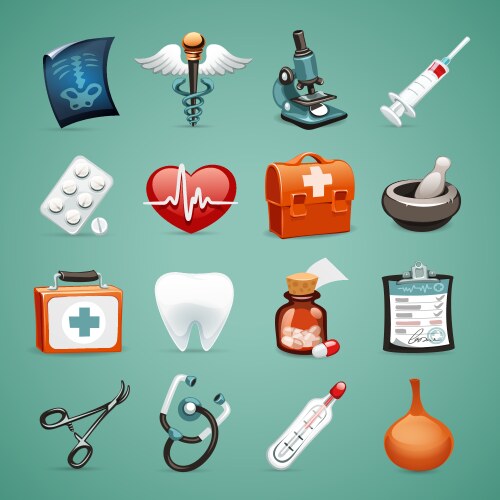 Cartoon female doctor physician in office Vector Image