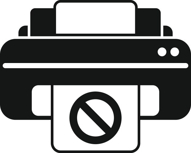 Ink cartridge icon simple printer colored Vector Image