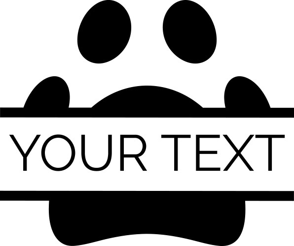 Modern smart dog logo Royalty Free Vector Image