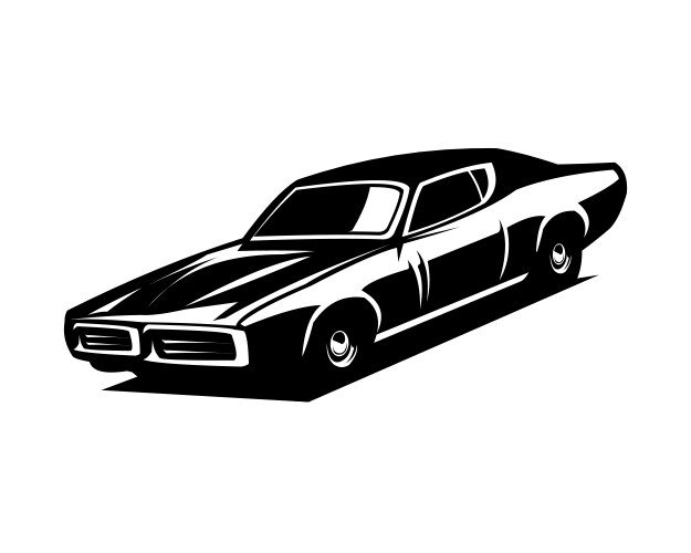 Dodge super bee 1969 premium Royalty Free Vector Image
