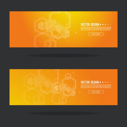 Futuristic header Royalty Free Vector Image - VectorStock
