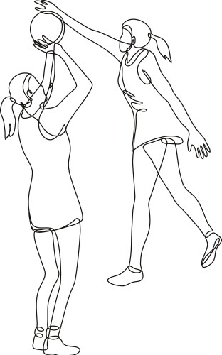 Netball Vector Images & Graphics for Commercial Use | VectorStock