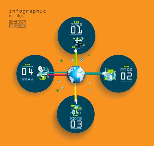 Original style infooriginal infographics Vector Image