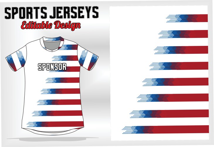 Sport uniform pattern background design Royalty Free Vector