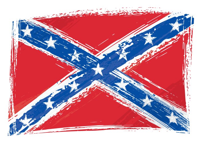 Confederate flag Royalty Free Vector Image - VectorStock