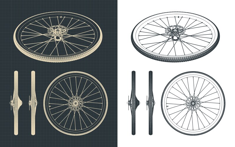 Bike Blueprint Bicycle Vector Images (over 220)