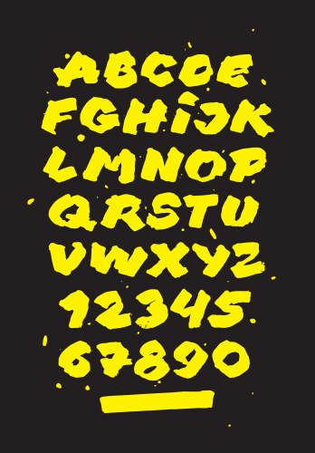 Graffiti Numbers Vector Images (over 4,400)