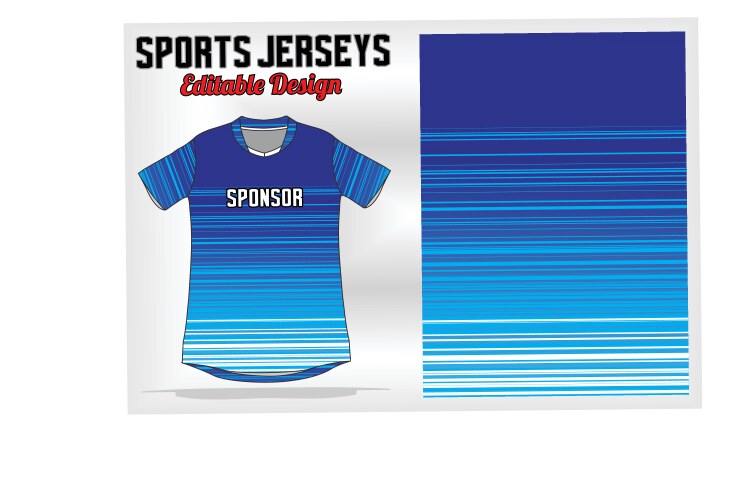 Sport uniform pattern background design Royalty Free Vector