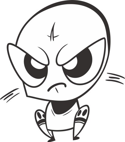 Angry Alien Vector Images (over 11,000)
