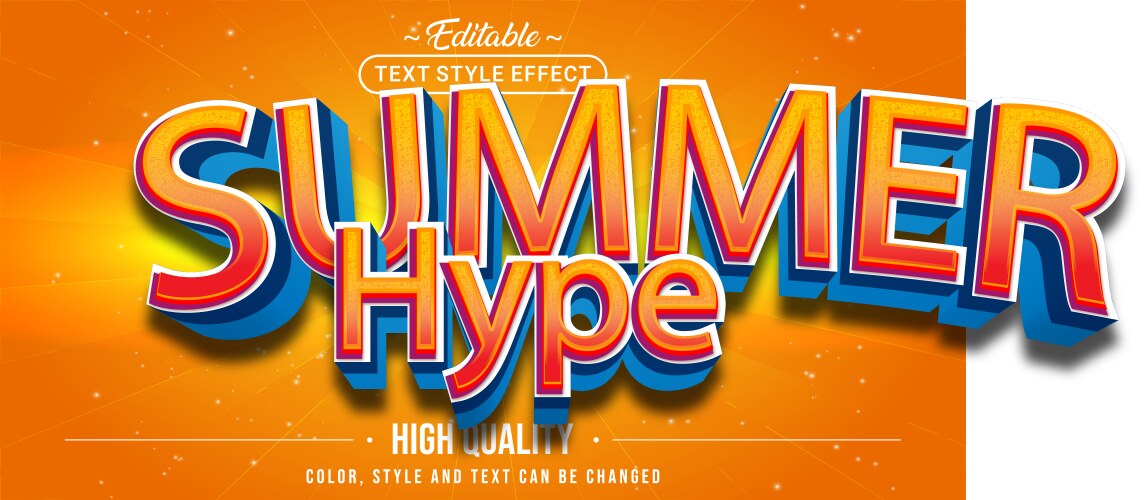 Editable text style effect - moon theme Royalty Free Vector