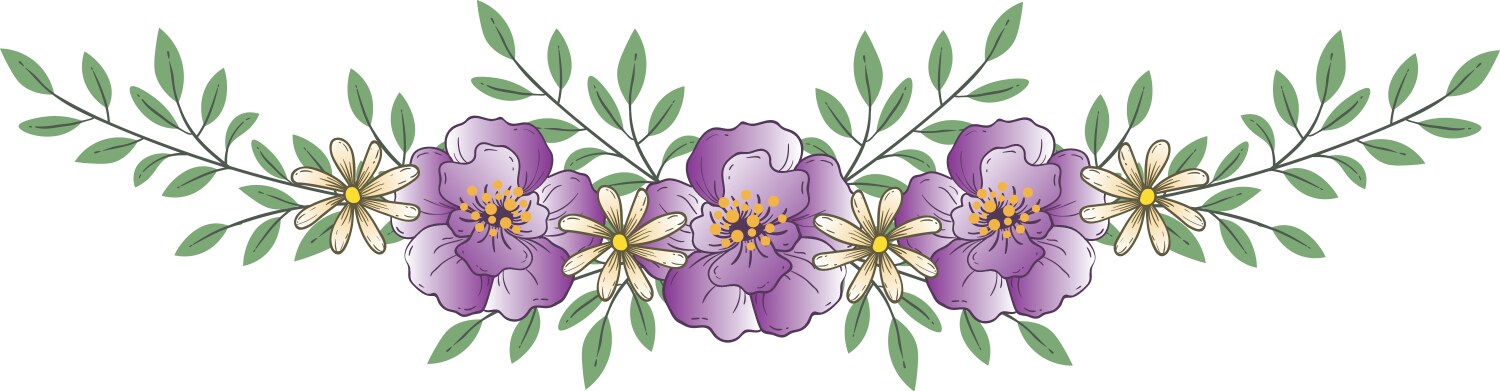 Floral Page Break Vector Images (over 180)