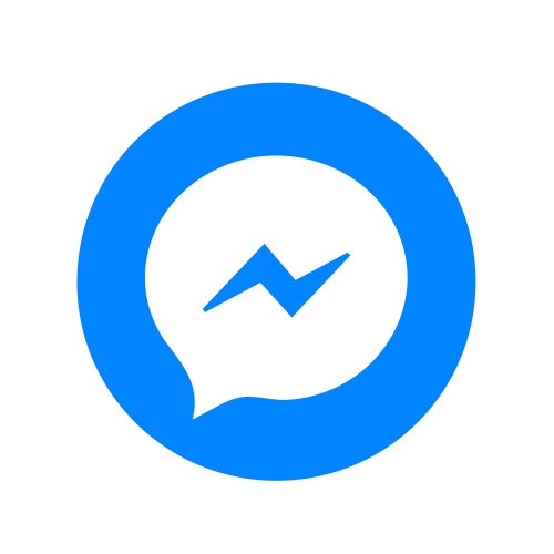 Messenger icon art icons and graphics Royalty Free Vector