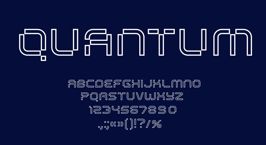 Double Line Font Vector Images (over 1,300)