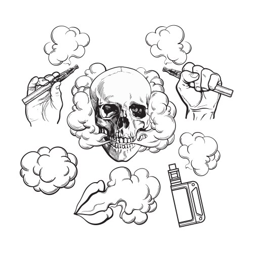 Vape Sketch Vector Images (over 380)