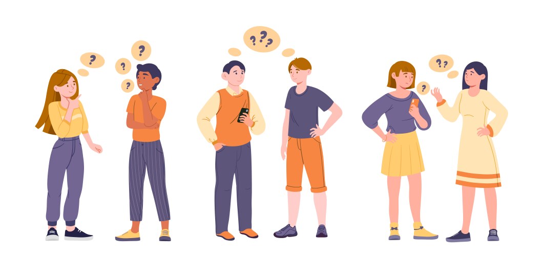 People Trouble Thinking Vector Images (over 2,400)