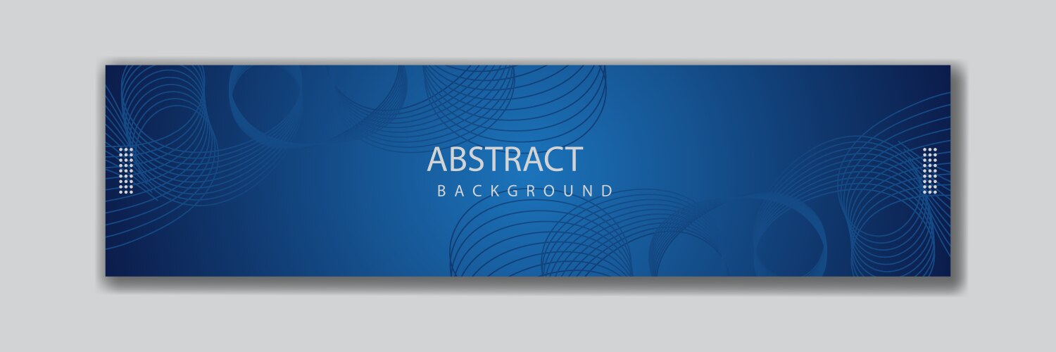 Ingenious abstract technology linkedin banner Vector Image