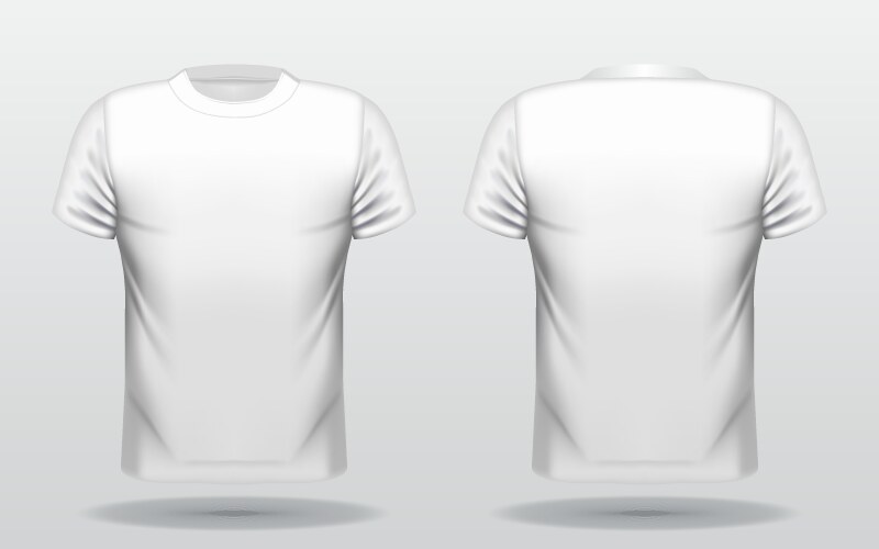 T-Shirt Template Front and Back Vector Images (over 16,000)