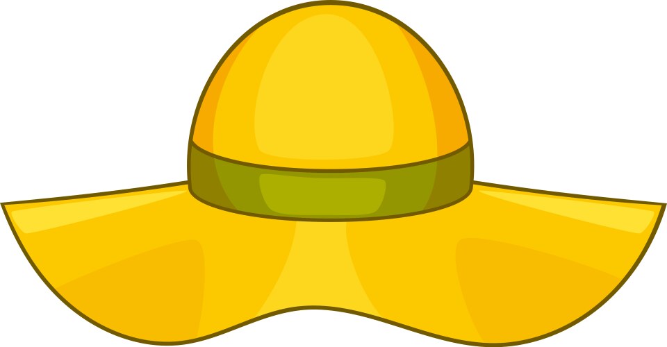 Farm hat cartoon Royalty Free Vector Image - VectorStock