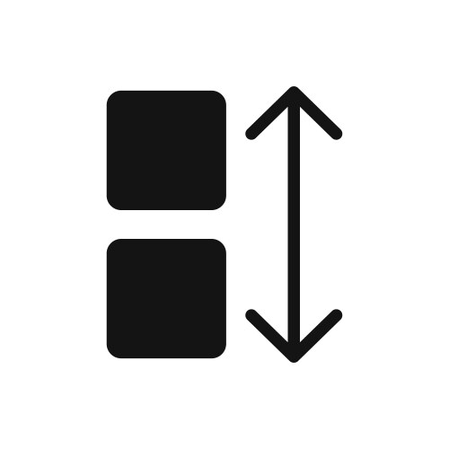 Apps sort icon set arrange alphabet order symbol Vector Image