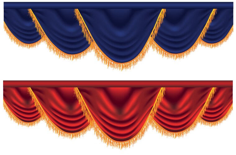 Garment fringe ruffle seam trim raw textile edge Vector Image