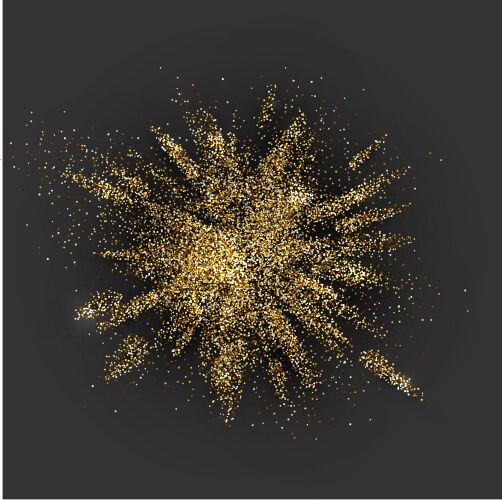 Pink glitter explosion on transparent background Vector Image