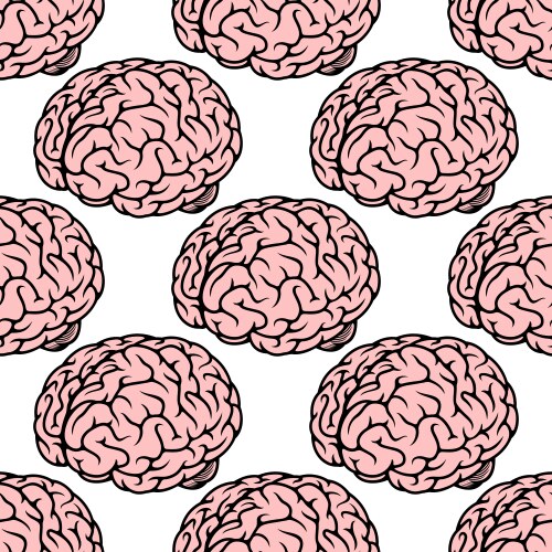 Seamless Brain Pattern Vector Images (over 4,500)