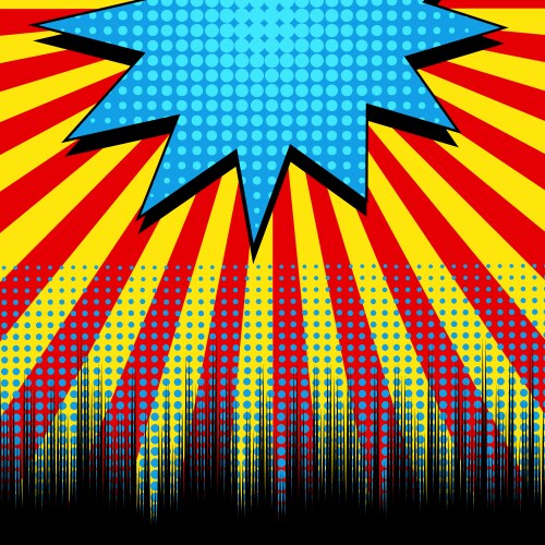 Comic book page concept Royalty Free Vector Image