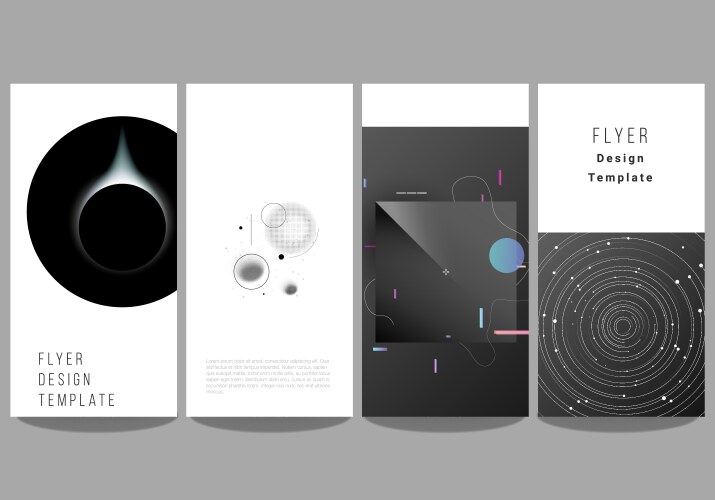 Rocket banner template Royalty Free Vector Image