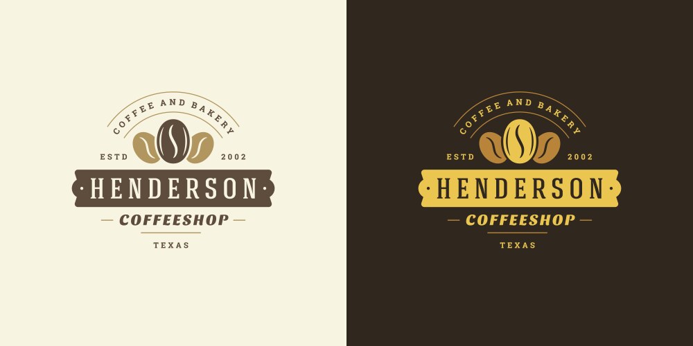 Grab and go coffee logo Royalty Free Vector Image