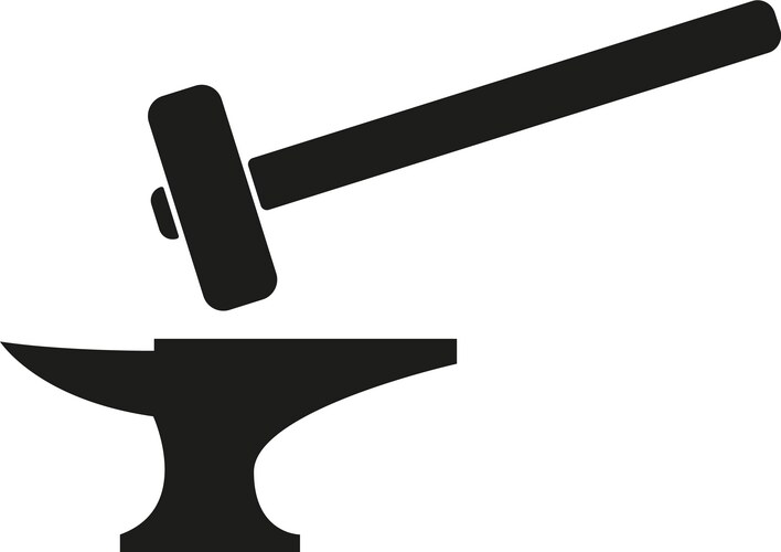 Blacksmith Forge Symbol – Royalty-Free Vector | VectorStock