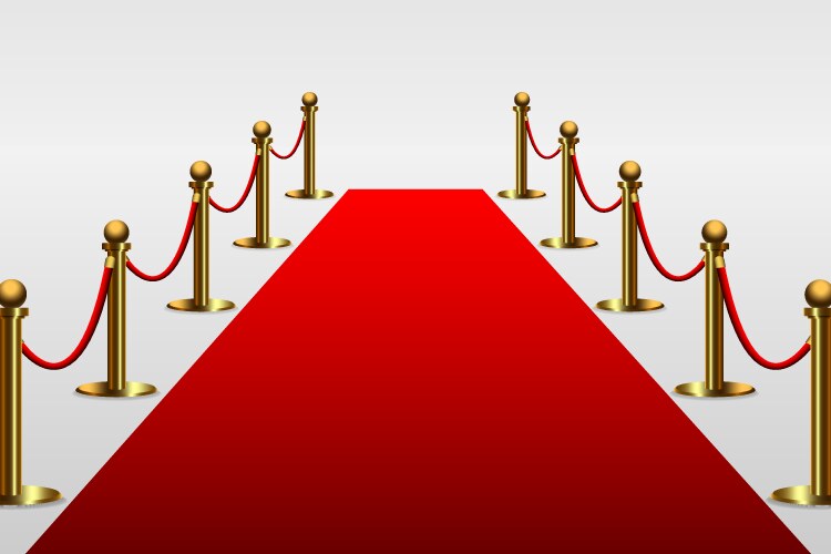 Red carpet Royalty Free Vector Image - VectorStock