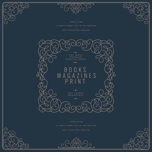 Collection templates Royalty Free Vector Image