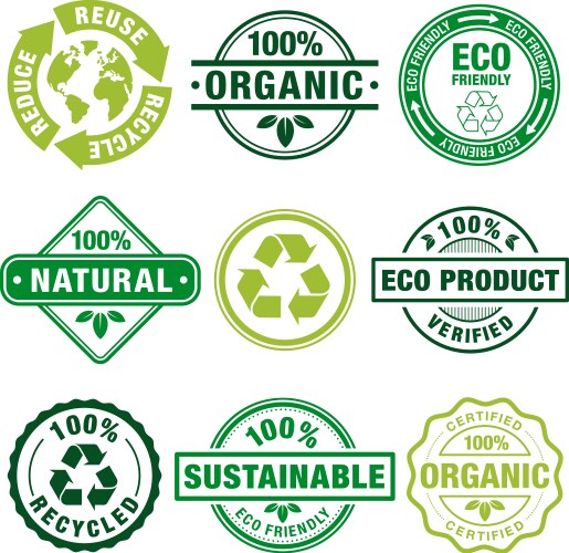 Eco stamp Royalty Free Vector Image - VectorStock