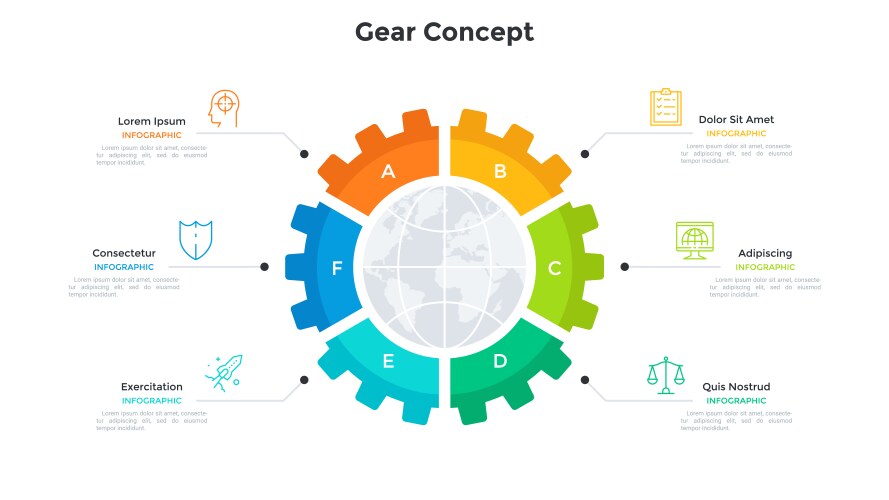 Company infographic profile design template Vector Image