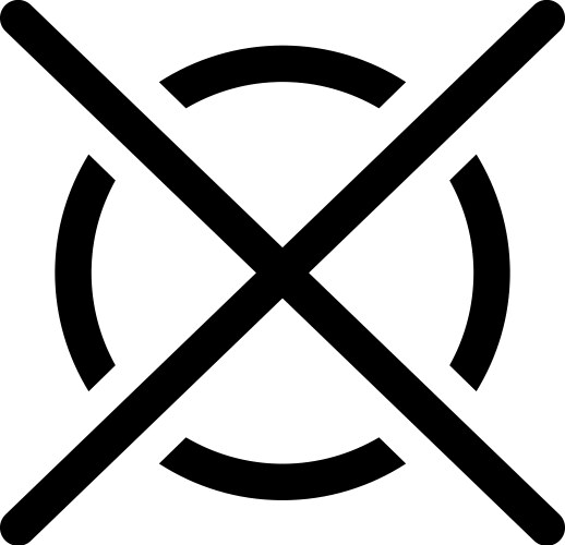 Do not Dry Clean Icon Vector Images (over 310)