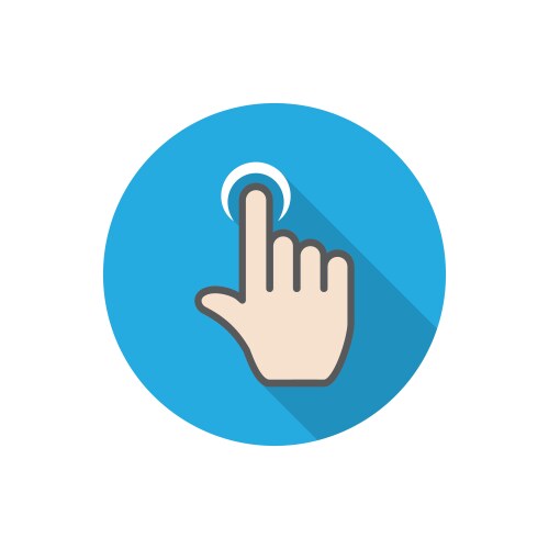 Click Symbol Touch Vector Images (over 18,000)