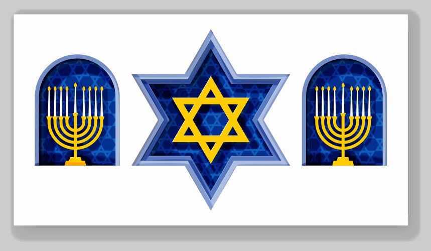 Menorah hanukkah cut Vector Images & Graphics for Commercial Use ...
