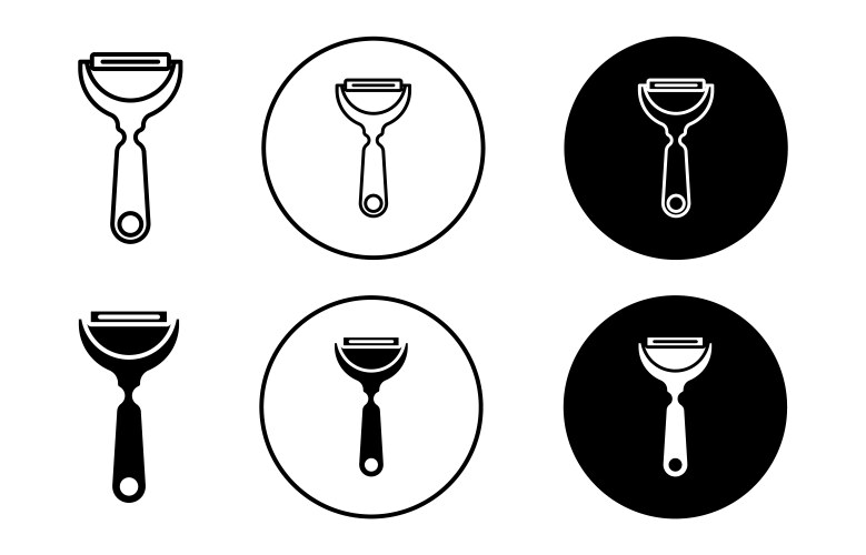 Arab date fruit icon logo sign outline Royalty Free Vector