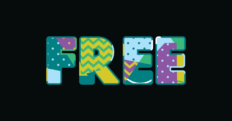 Peanut free concept word art Royalty Free Vector Image