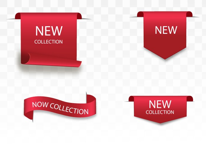 New labels Royalty Free Vector Image - VectorStock