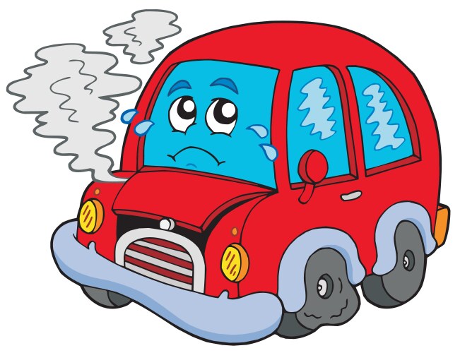 Tired Red Eyes Cartoon