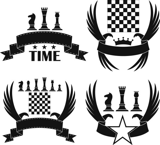 Monochrome pattern on chess theme Royalty Free Vector Image