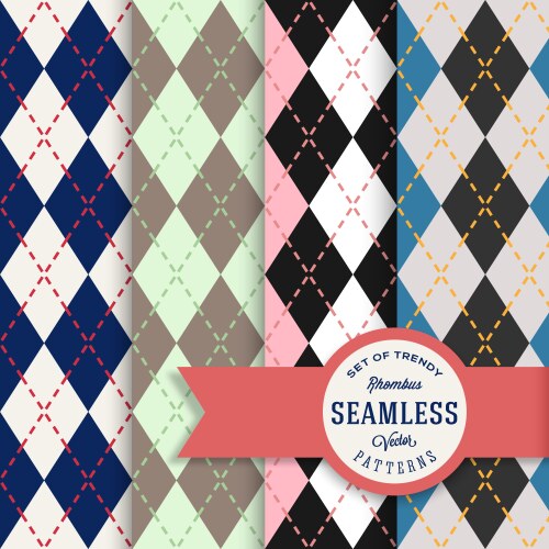 Cloth geometric seamless pattern Royalty Free Vector Image